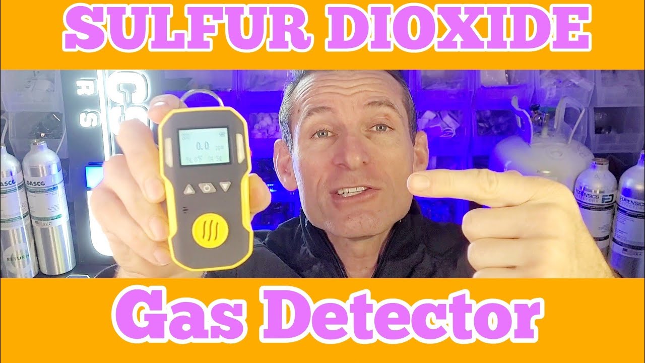 Sulfur Dioxide Gas Detector - YouTube