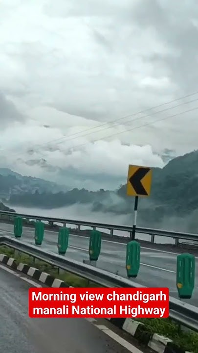 Morning view from chandigarh Manali National Highway - YouTube