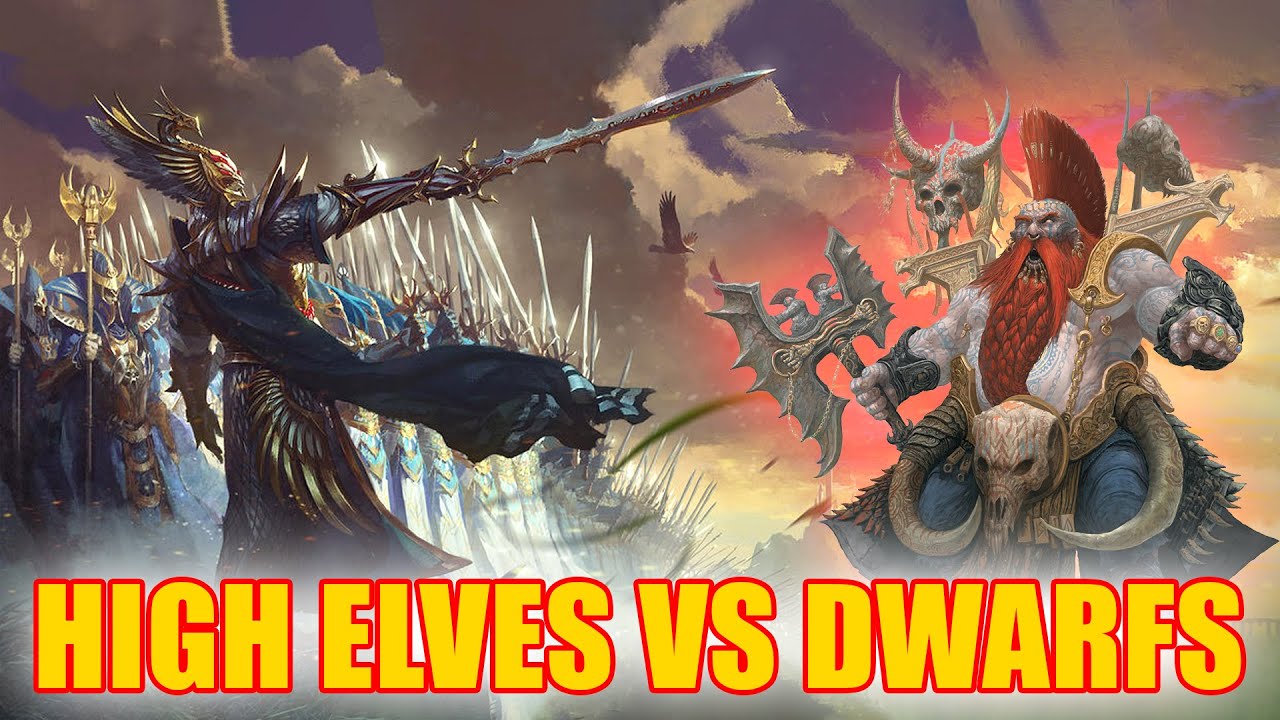Best Total War | High Elves vs Dwarfs Cinematic Battle | The Great Betrayal - YouTube