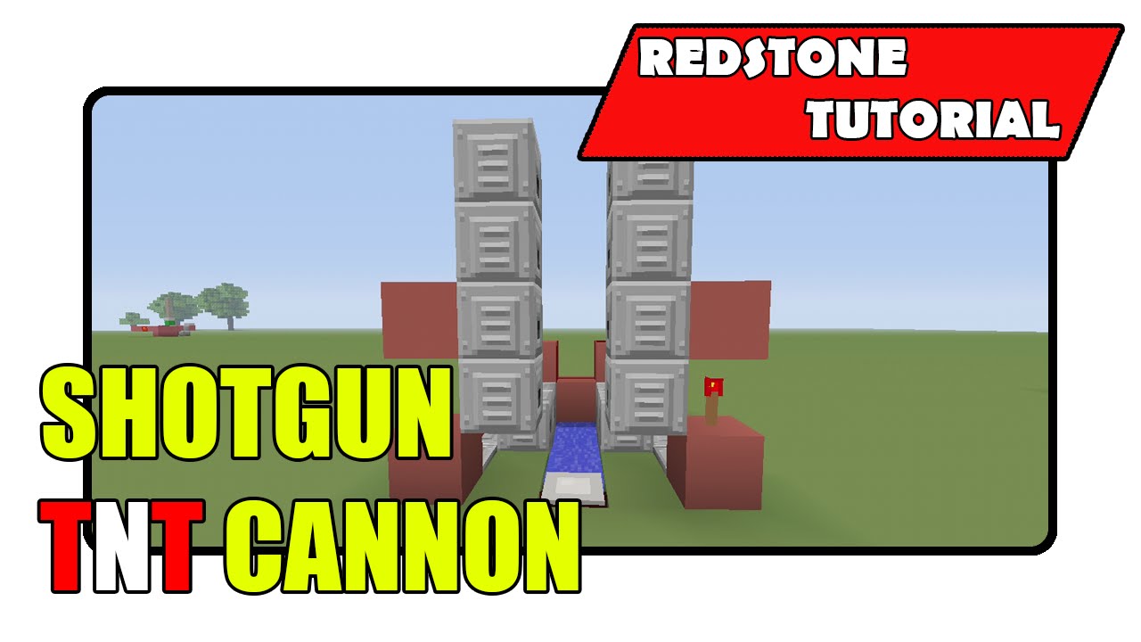 Shotgun TNT Cannon "Redstone Tutorial" (Minecraft Xbox TU19/PlayStation ...