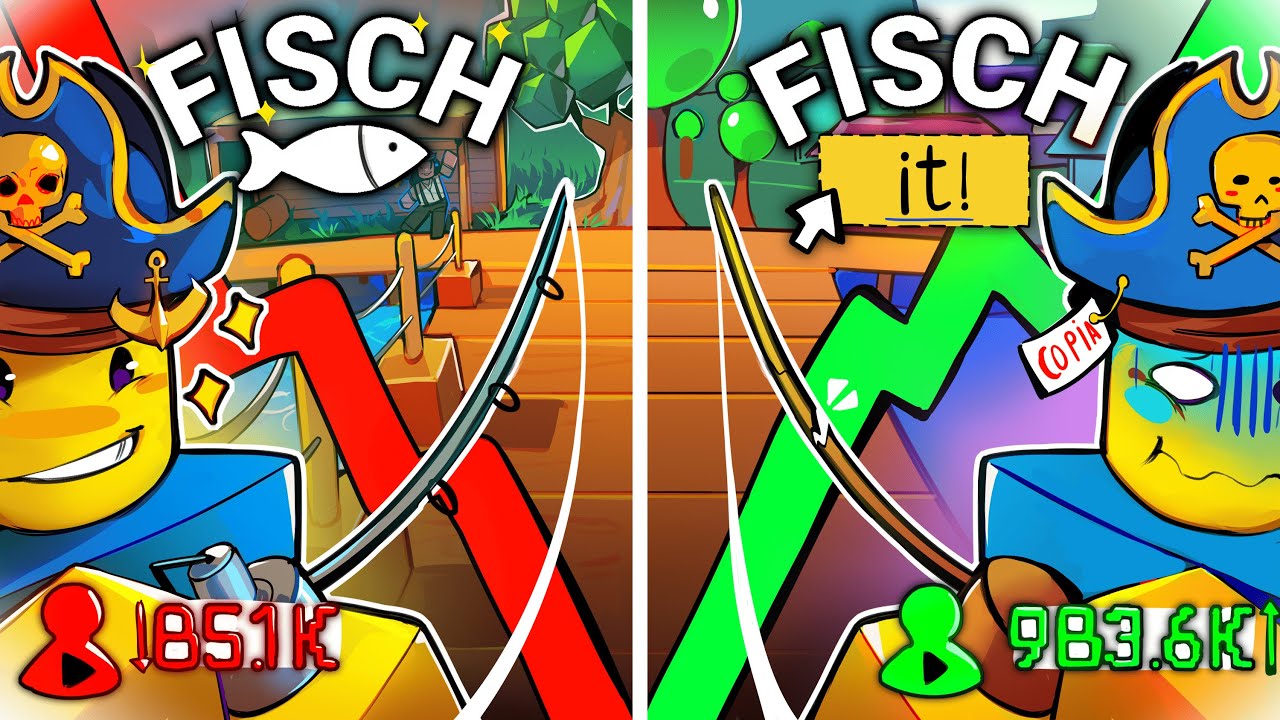 A CÓPIA que ficou MAIOR que o original - Fish it - YouTube