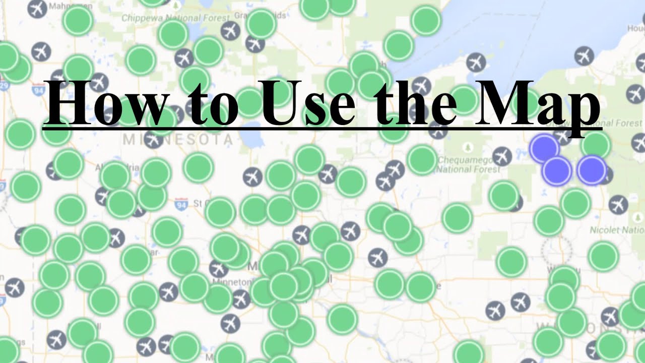 How to Use the Map (Web Version) - YouTube