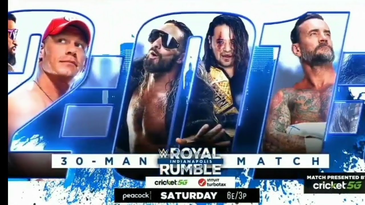 WWE Royal Rumble 2025 Official match Card HD - YouTube