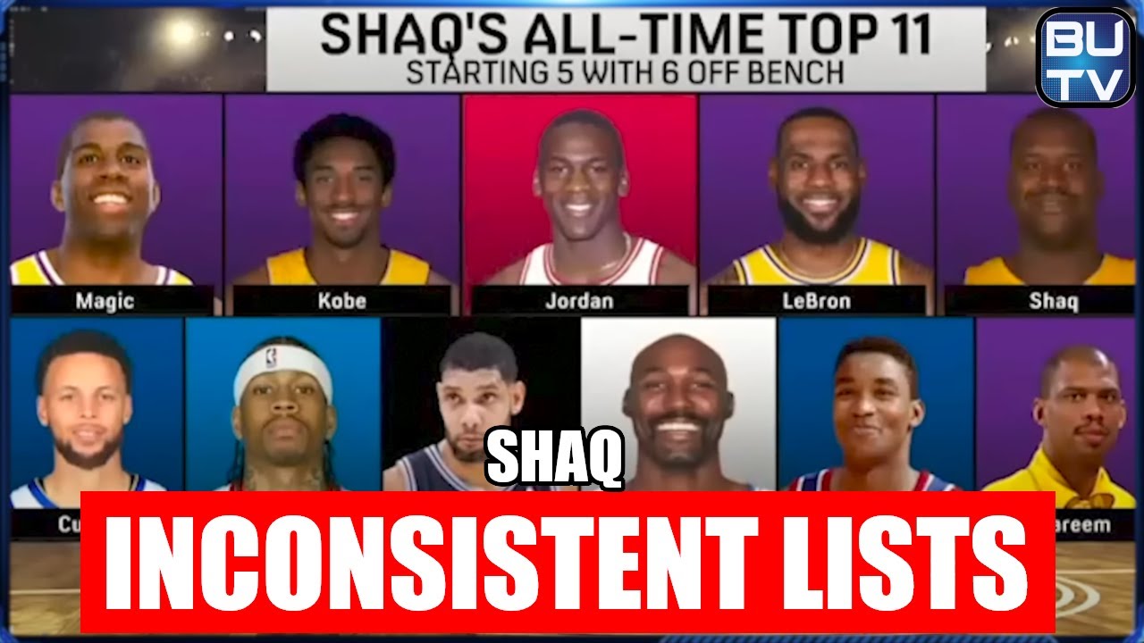 Nick Wright and Chris Broussard Discuss Shaq's All-Time List | FSN ...