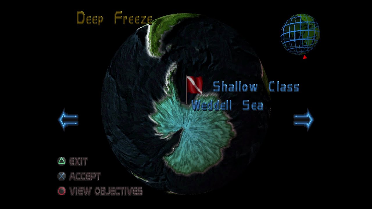 Treasures of the Deep (PS1) Playthrough - (M12: Deep Freeze) - YouTube