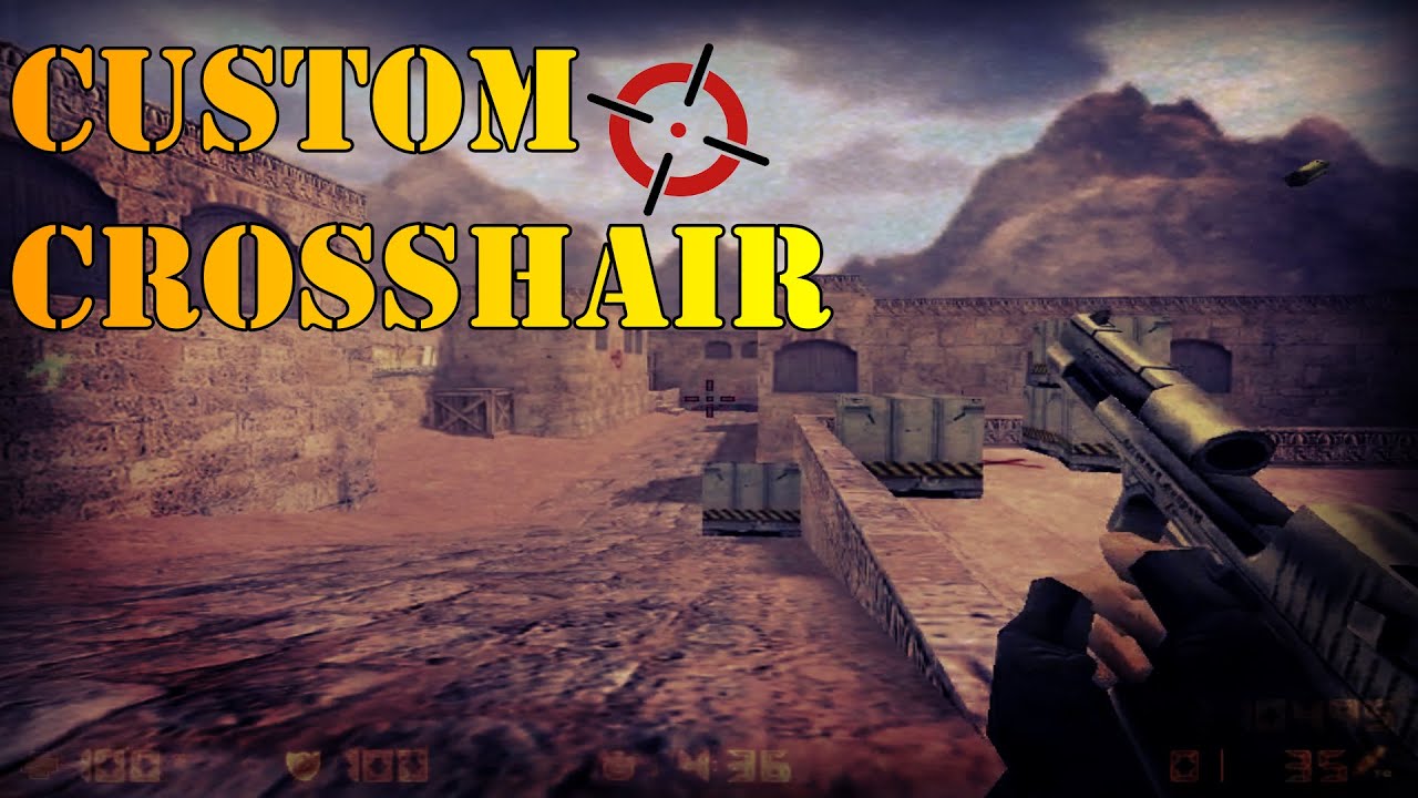 [CS1.6] How to get Custom Crosshair - YouTube