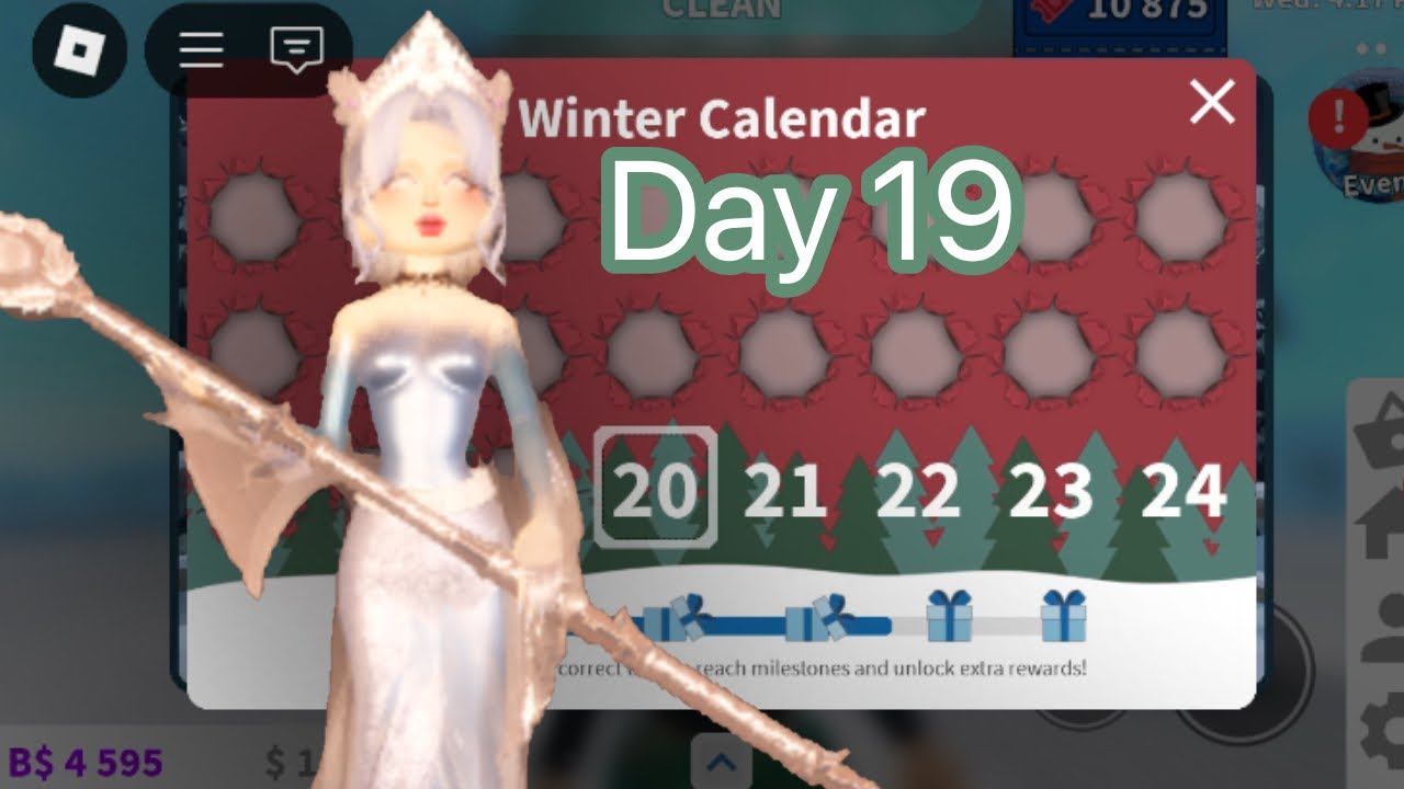 Day 19 of advent calendar series || Roblox Dress to Impress and ...