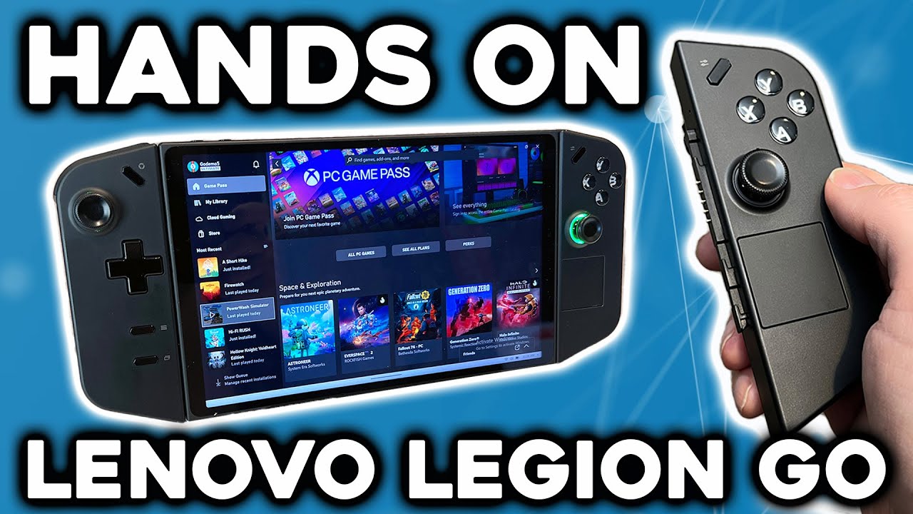 Hands-on: Lenovo Legion Go | New Handheld Gaming PC - YouTube