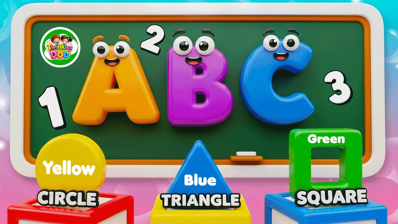 🌟 Learn ABC 123 Colors Shapes and More 🌈 | Baby Learning Videos For 2 ...