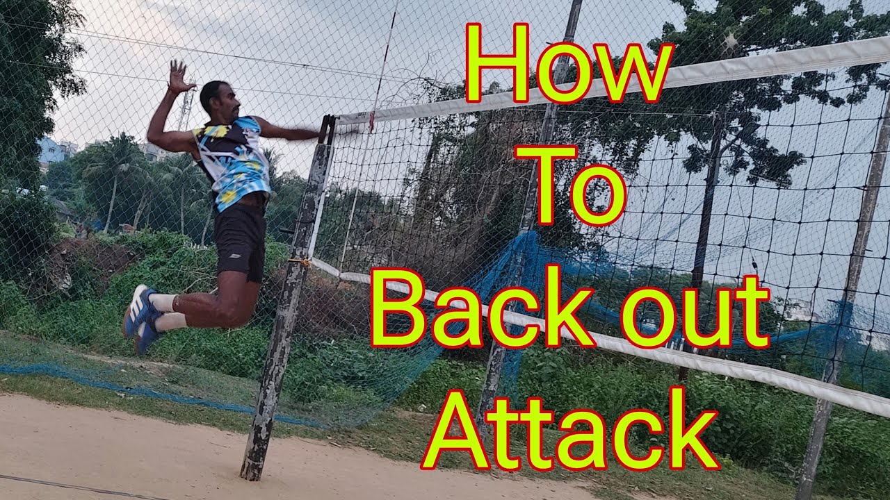 how to back out attack #volleyball training 💪💪💪 - YouTube