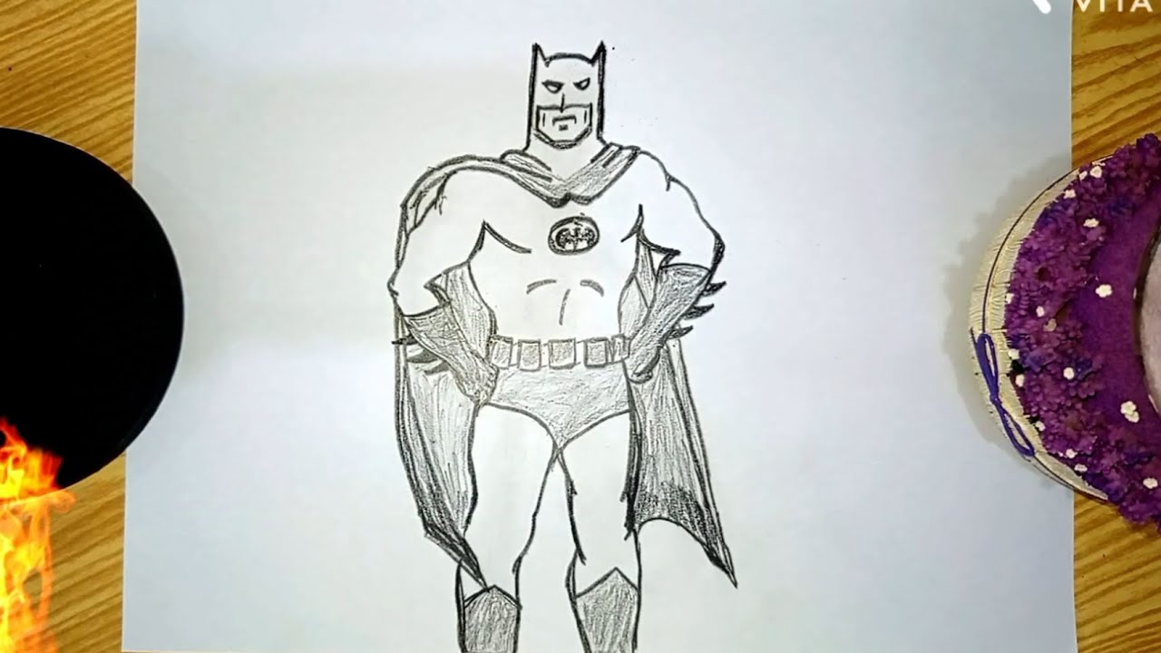 How to Draw Batman | Easy Step-by-Step Tutorial - YouTube