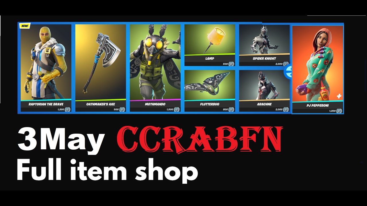 May 3 2021 - Fortnite Item Shop (Fortnite Battle Royale) NEW Raptorian ...