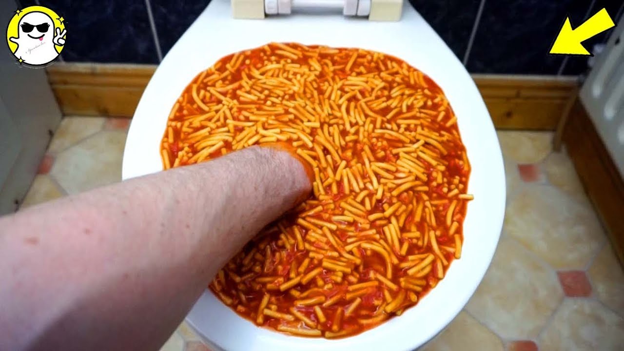 Will it Flush? Lots Of Spaghetti - YouTube