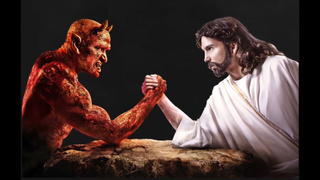 God Vs Satan Arm Wrestle