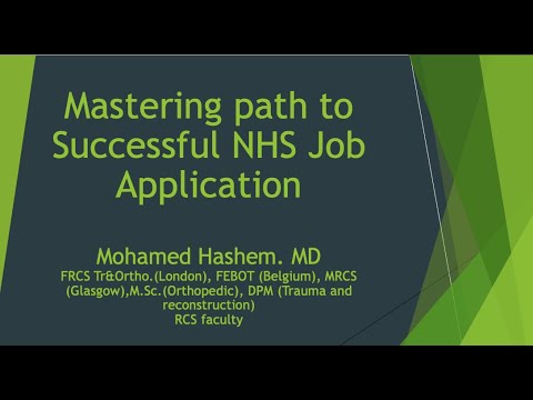 Mastering the pathway to a successful NHS job application - YouTube