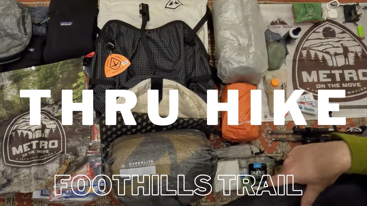 What To Take On A Thru Hike | The Foothills Trail Thru Hike Gear Load ...