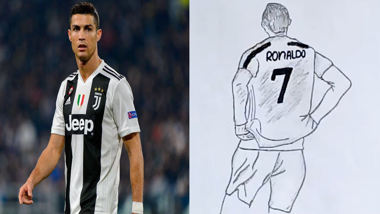 How To Draw Ronaldo | Ronaldo Drawing - YouTube
