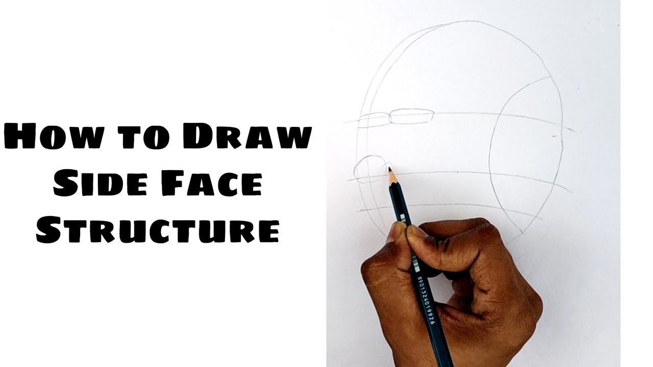 How to Draw One Side Face Structure in easy steps | Parmish Verma ...
