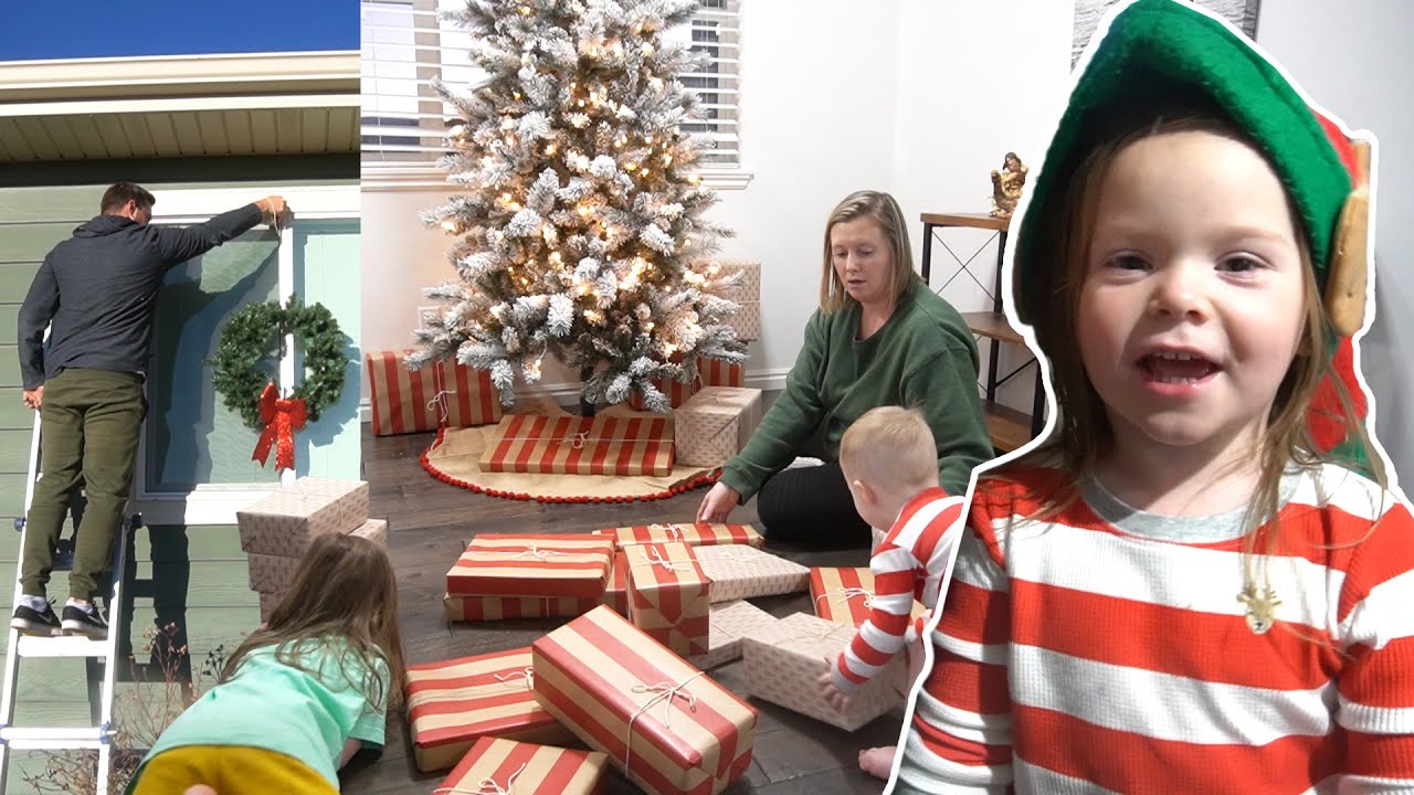 CHRISTMAS IS EXPLODING IN OUR HOUSE! OUR ELF CAME! - YouTube