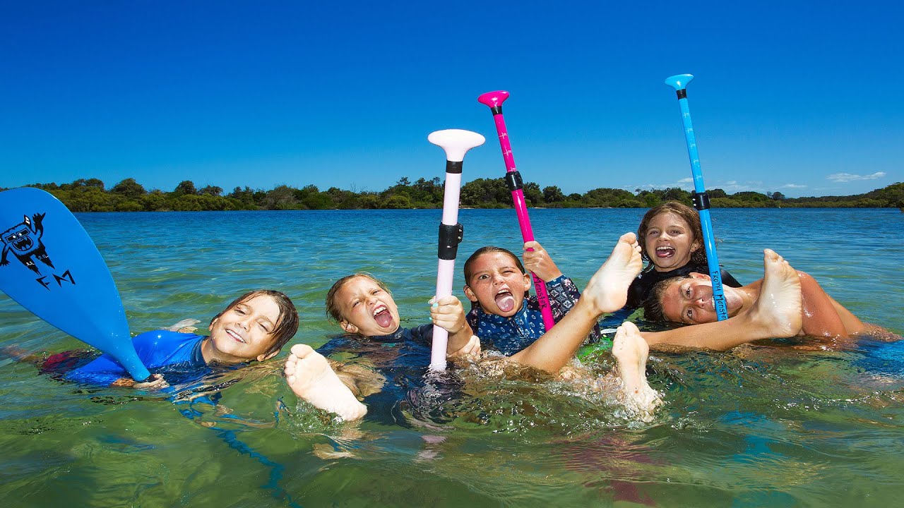 How To SUP With Little Rippas Kids SUPS - How To Adjust Your Paddle ...
