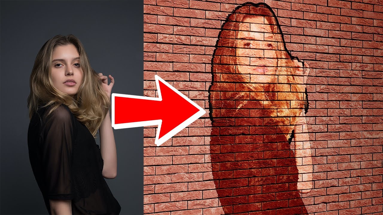 Brick Wall Art | Adobe Photoshop Tutorial | Photoshop for Beginners ...