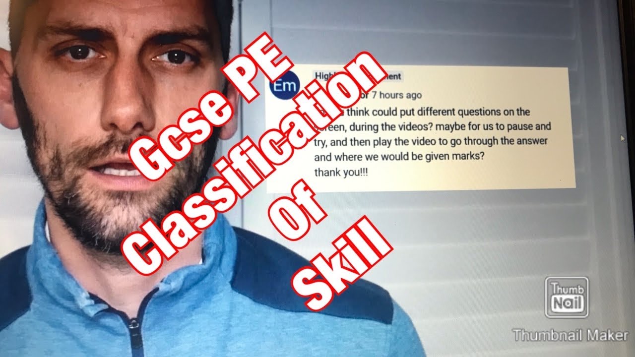 GCSE PE Classification of skills Paper 2 - YouTube