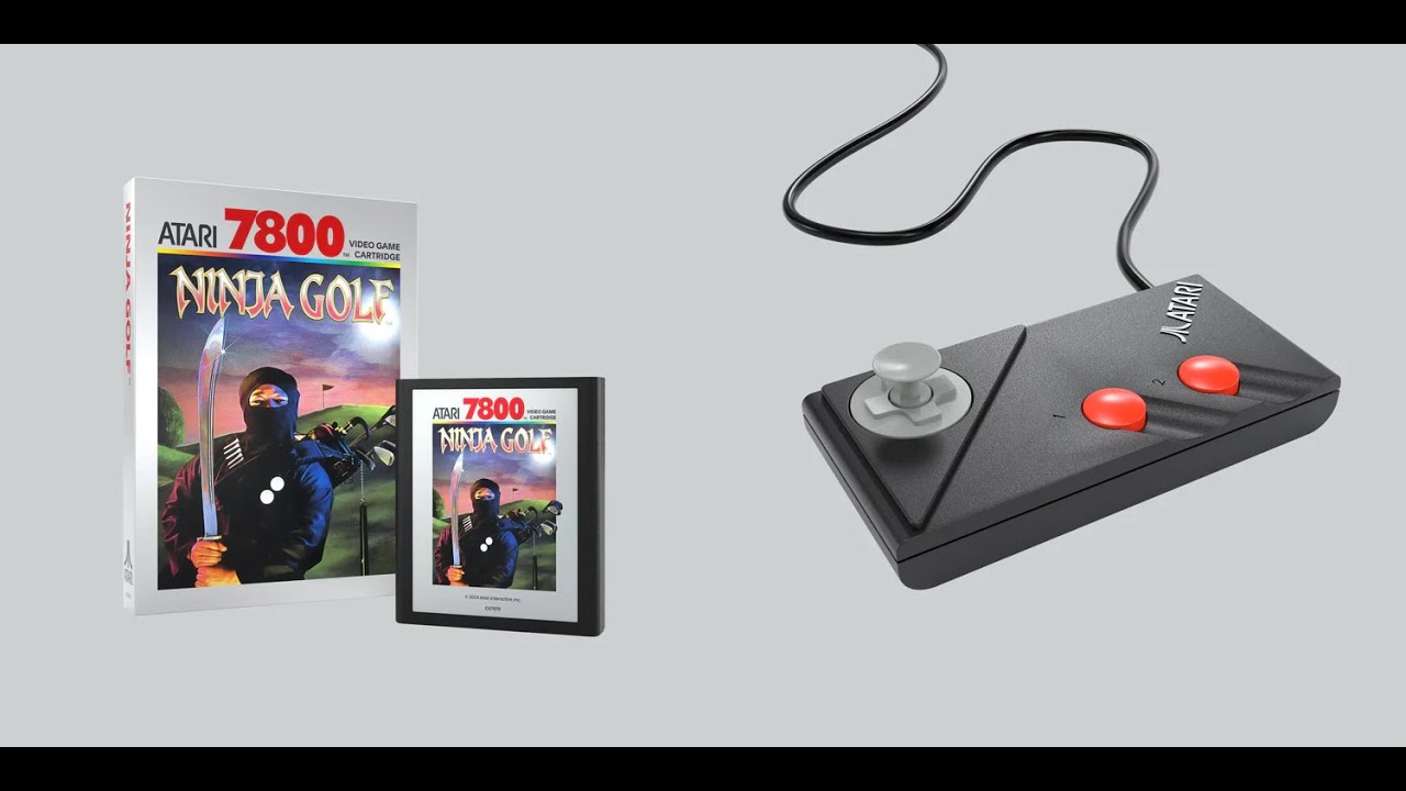 Atari Announces Atari 7800 Reproduction Games & CX78 Joypad - YouTube