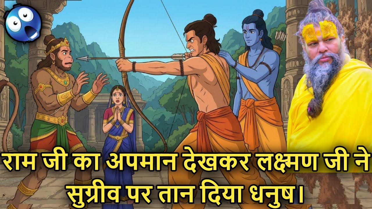 🐚🔥 Ram Ji Ka Apmaan Dekhkar 😱 Lakshman Ji 😠 Ne Sugreev 👑 Par Taan Diya ...