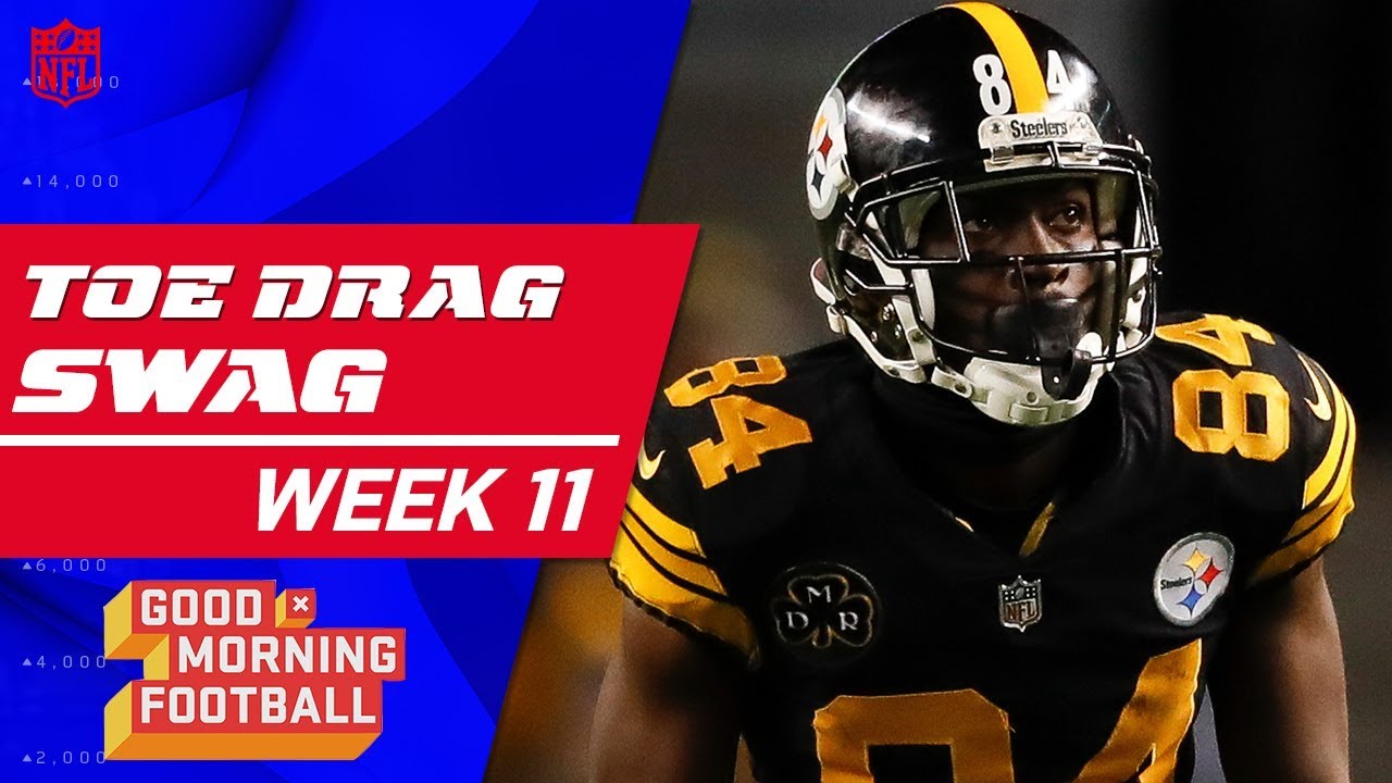 Top Toe-Drag Swag Catches from Week 11 😎 🏈 | Good Morning Football ...