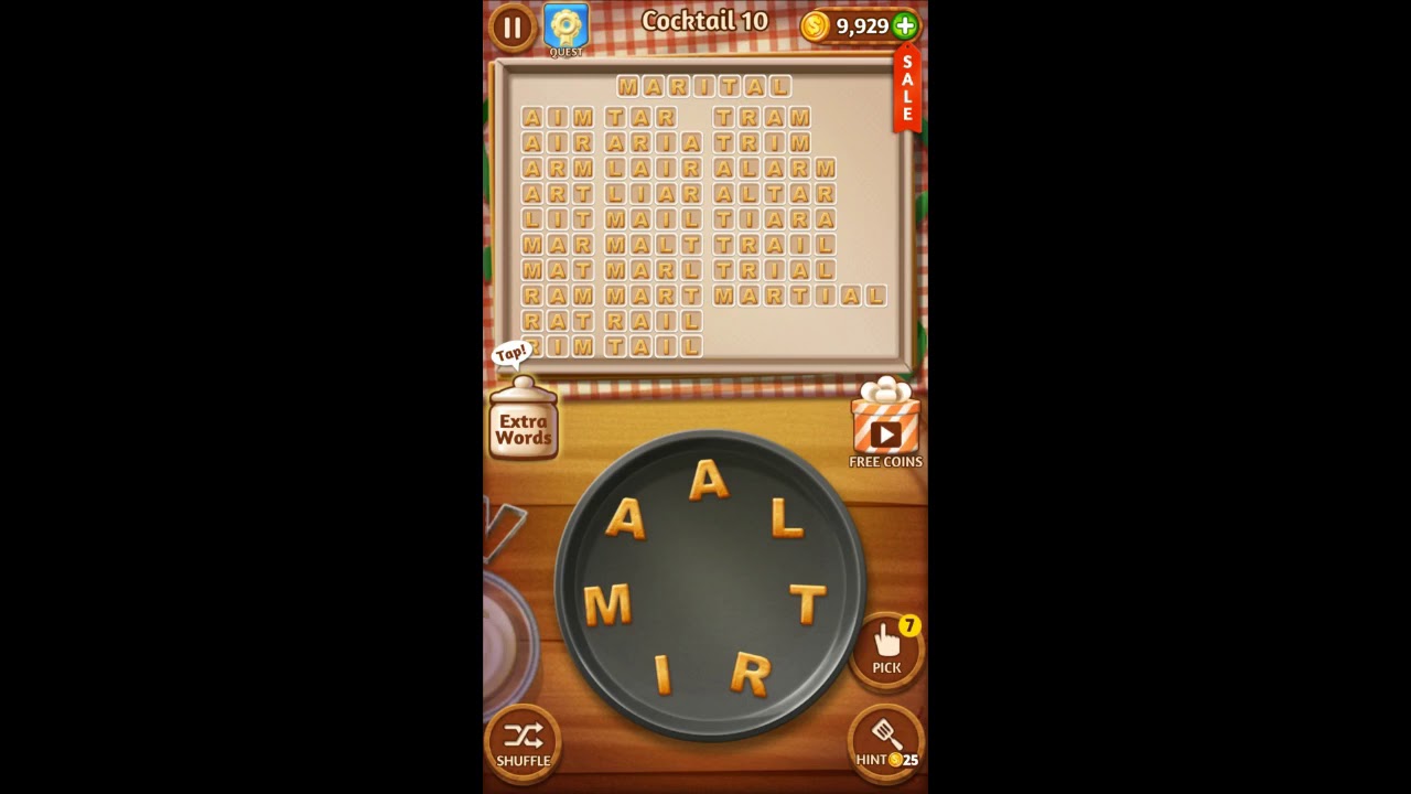 Word Cookies Cocktail Answers - YouTube