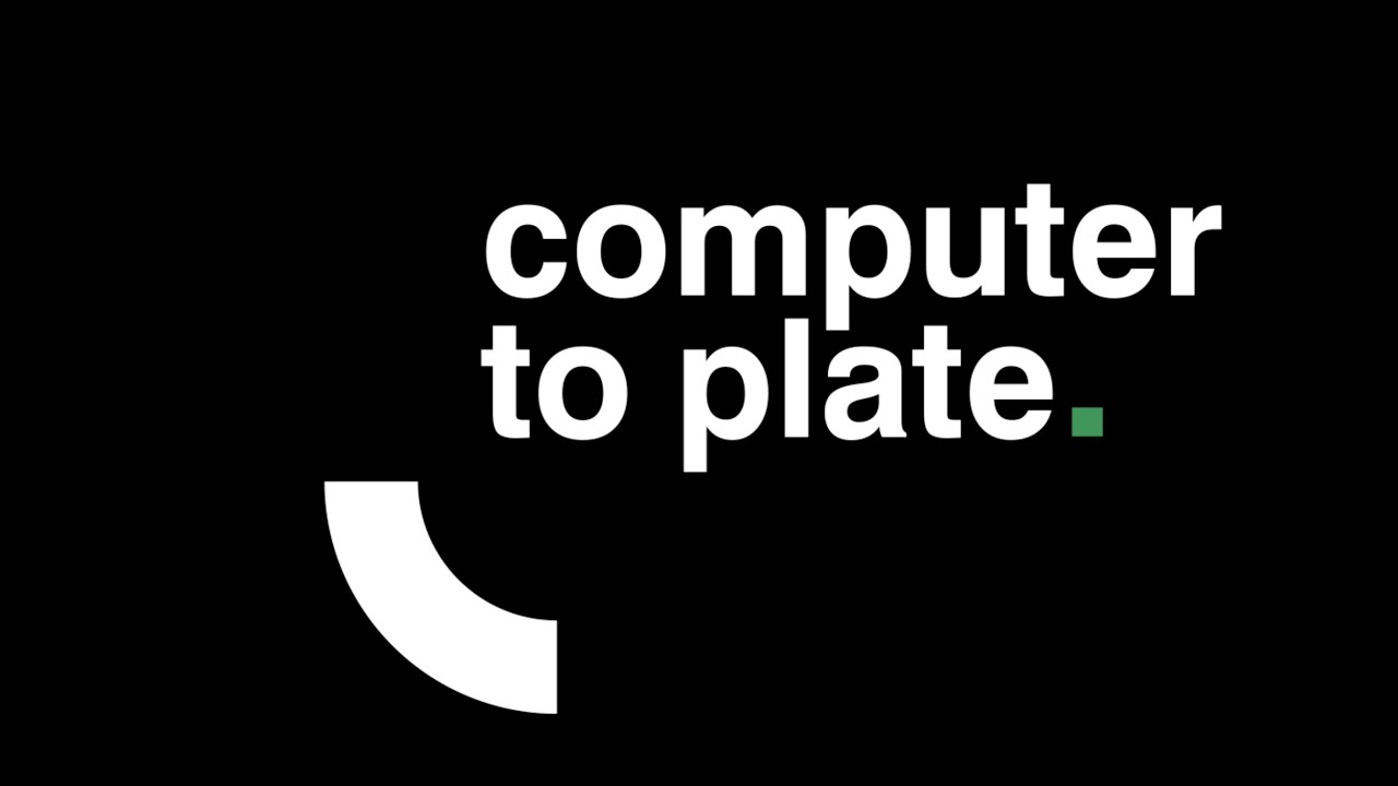 Computer to Plate – Vom PDF zur bebilderten Druckplatte - YouTube