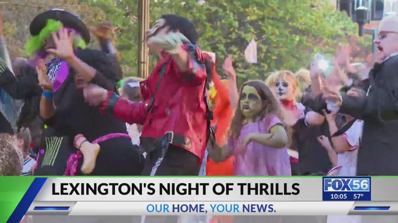 Zombies take over downtown Lexington for annual Thriller Parade - YouTube