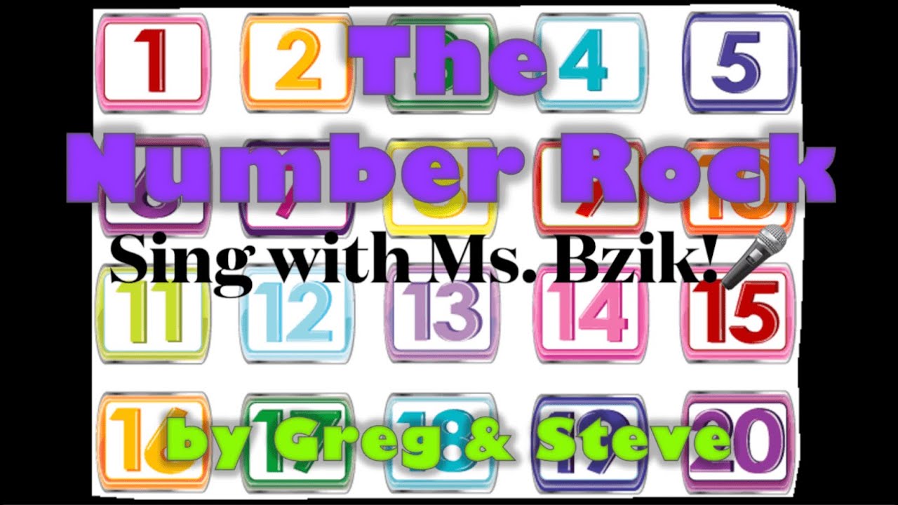 The Number Rock - by Greg and Steve - YouTube