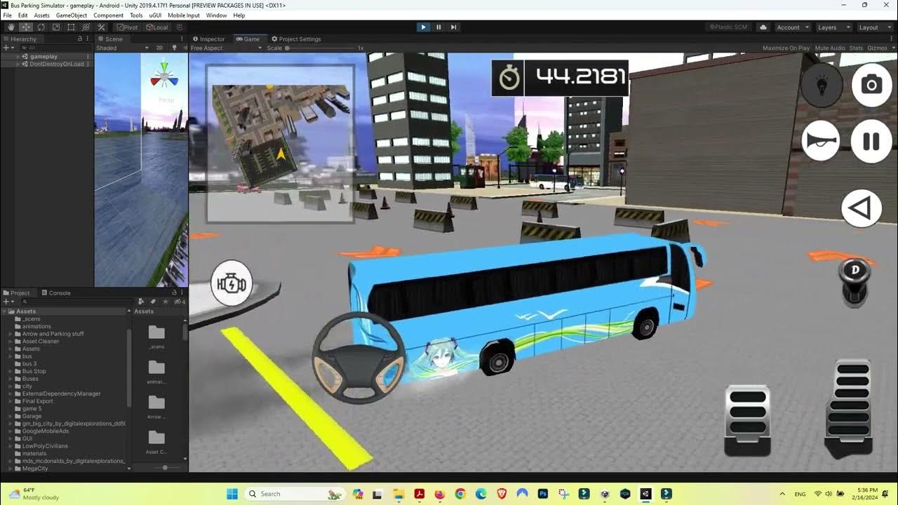 Bus Parking Simulator Unity Source Code - YouTube