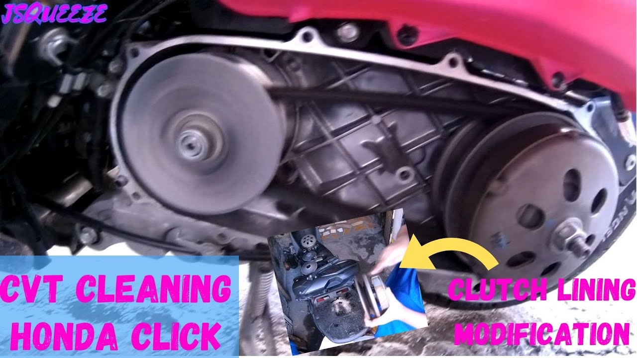 CVT CLEANING OF HONDA CLICK | BLAGTIRTYPAYB - YouTube