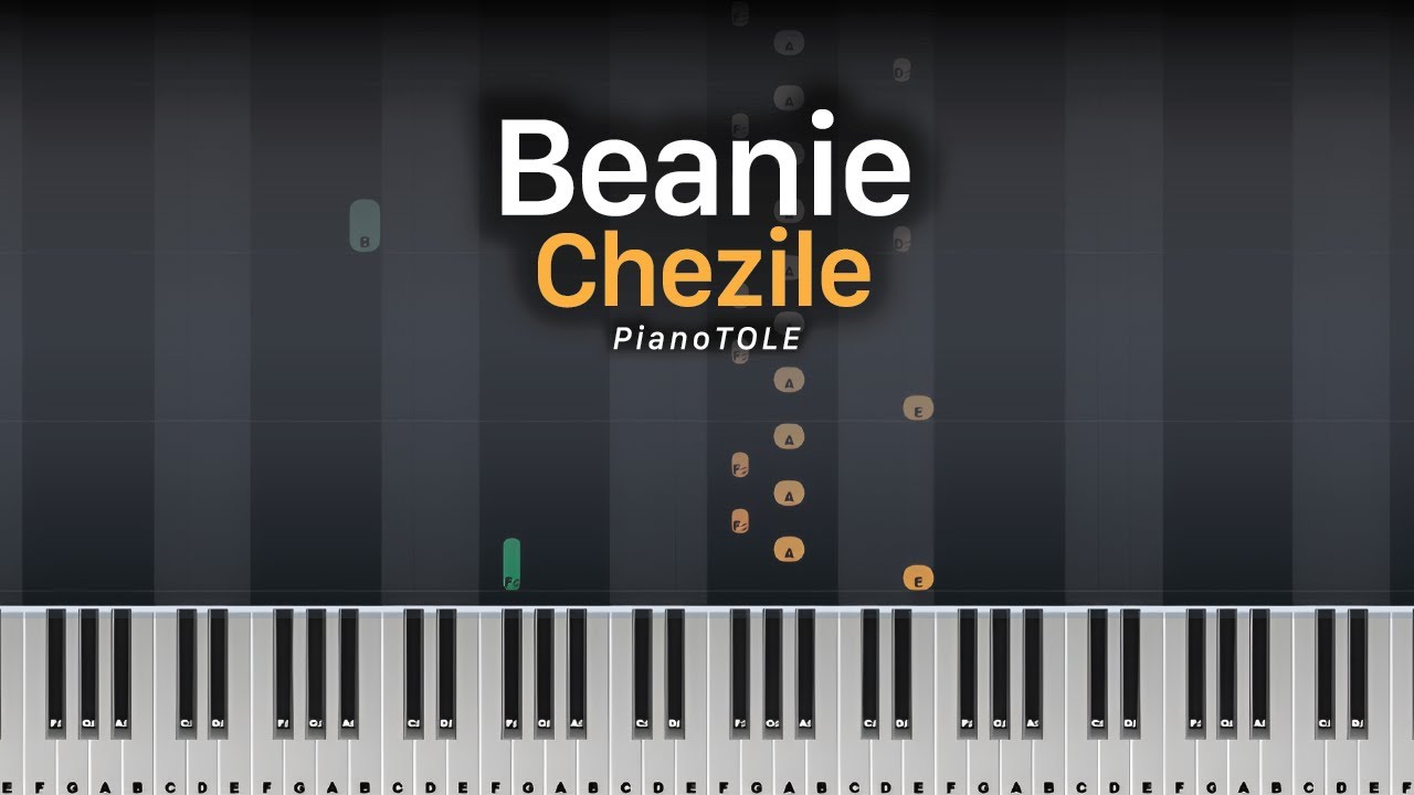 Chezile - Beanie | Piano Tutorial by Piano TOLE | Sheet Music - YouTube
