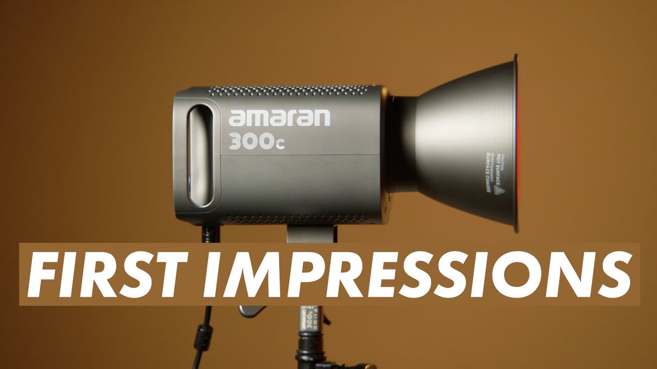 Aputure Amaran 300C First Impressions - YouTube