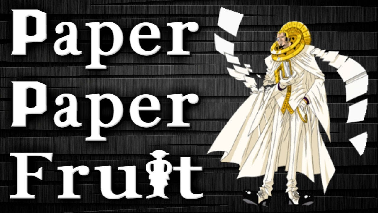Paper Paper Fruit Explained - One Piece Devil Fruit - YouTube