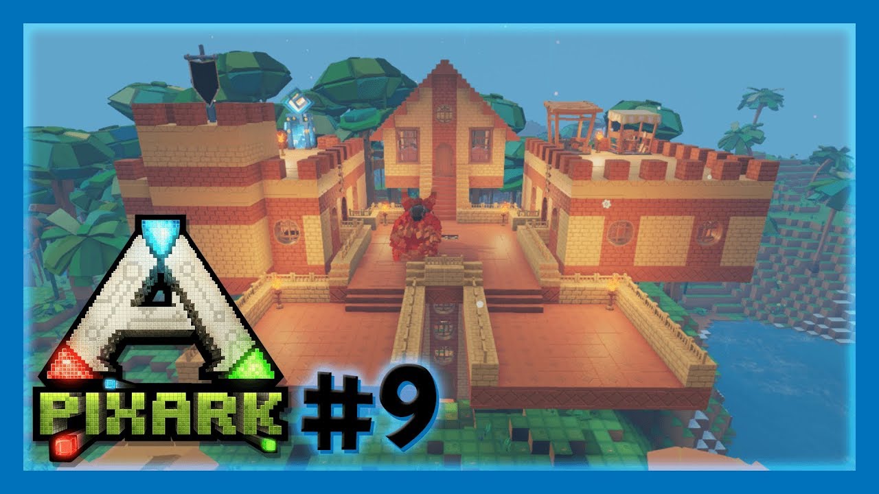 PixARK #9 - Cozy Jungle Base - Let's Play - YouTube