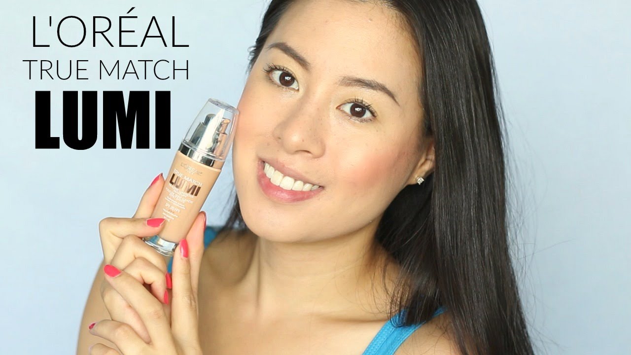 L'Oréal True Match Lumi | Demo on combination oily skin | First ...
