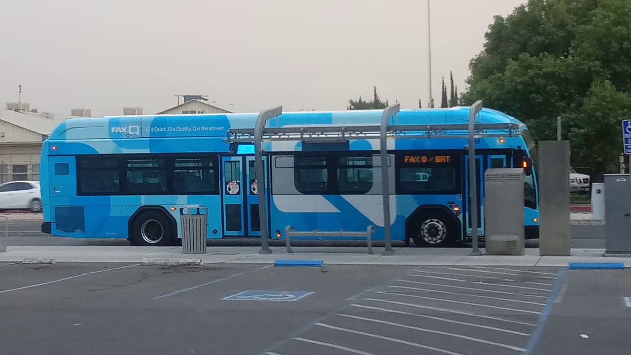 Fresno Area Express (FAX) 2017 Gillig BRT Plus 40' Foot CNG #1718 - YouTube