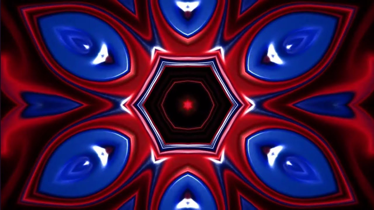 Colorful Kaleidoscope Art | 3D Visual ASMR No Sound Animation - YouTube