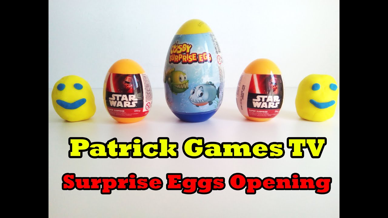 Star Wars Surprise Eggs + Cosby Surprise for Kids - YouTube
