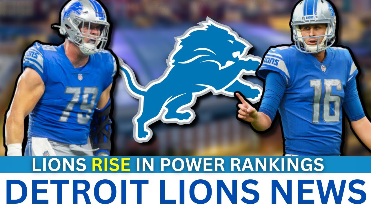 Today’s Lions News: Lions RISE In Power Rankings, Jameson Williams ...
