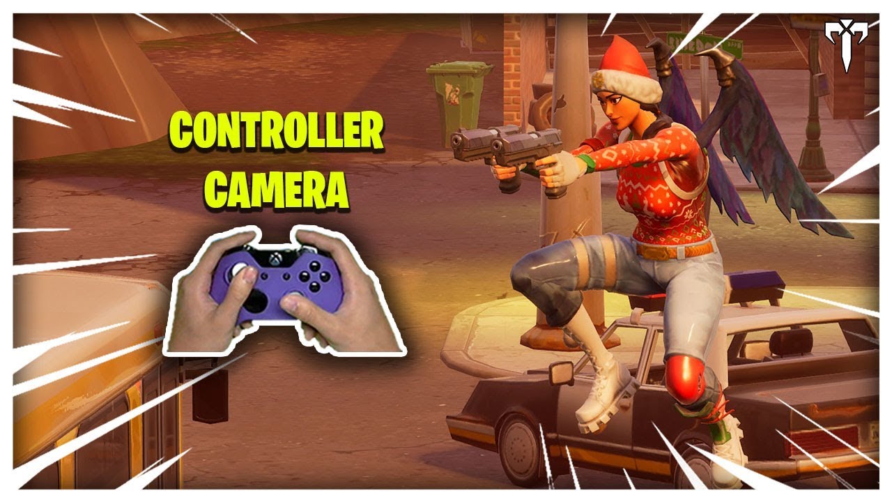 Playing Fortnite with a Controller Camera - YouTube