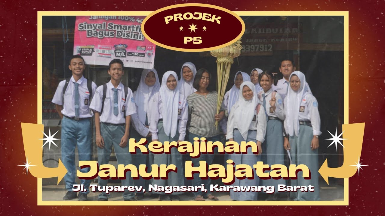 KERAJINAN JANUR HAJATAN | KELOMPOK 2 | PROJEK P5 - YouTube