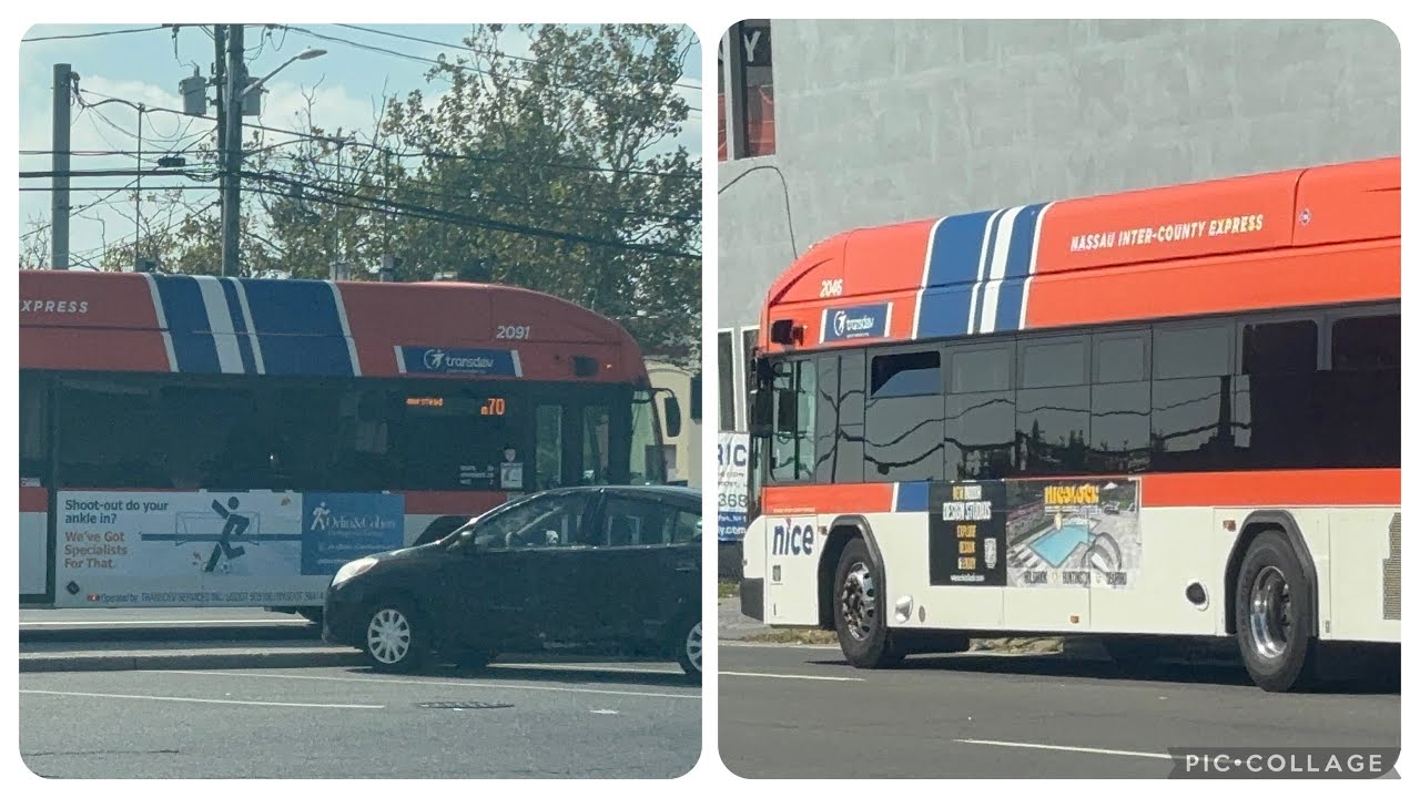 Nassau Inter-County Express (NICE) Gillig BRT Plus 40’ CNG Buses 2091 ...