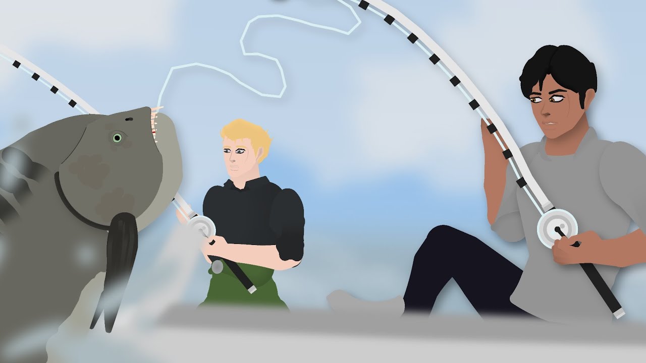 เพื่อนรักนักตกปลา (The Friendship of the Sea Stick nodes Animation ...