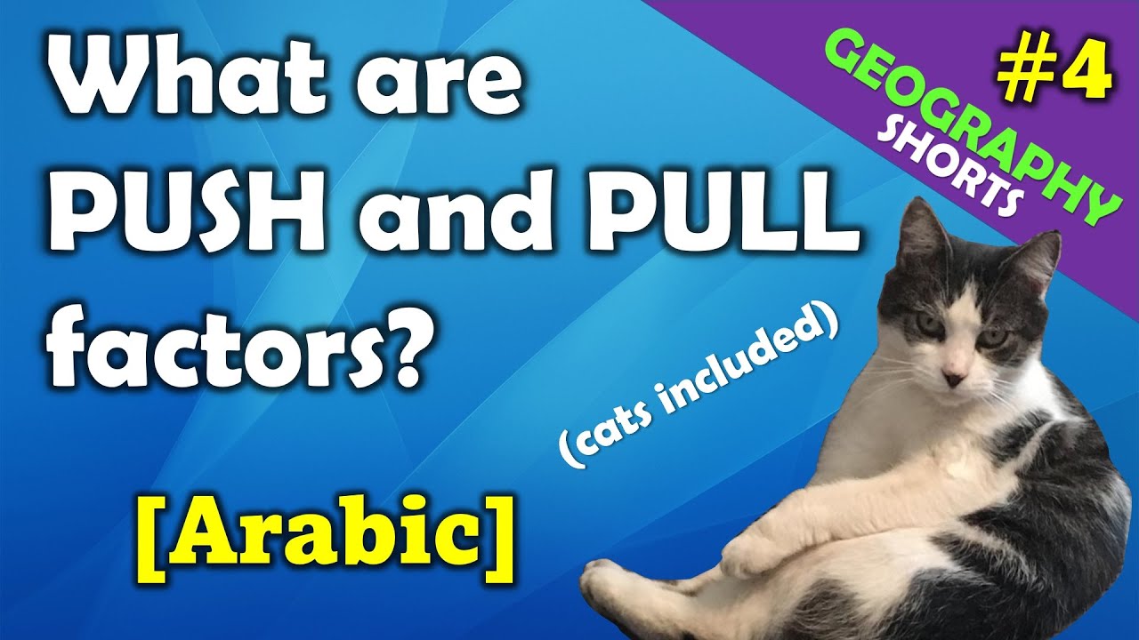 [Arabic] What are push and pull factors? - Geography Shorts (#4) - YouTube