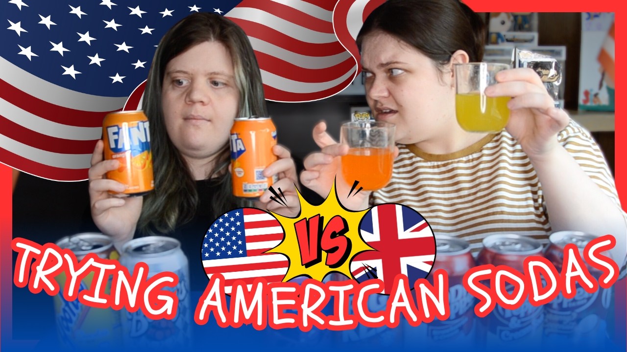 Taste Testing Fizzy Drinks From America! - YouTube